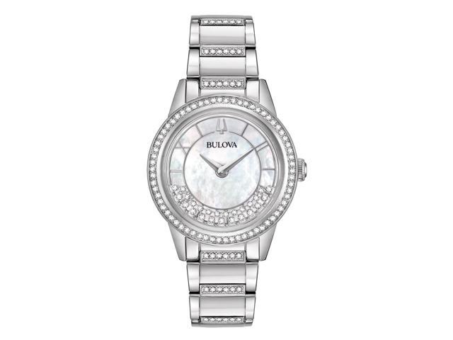 Click here for Bulova Womens TurnStyle Mother of Pearl Dial Watch... prices