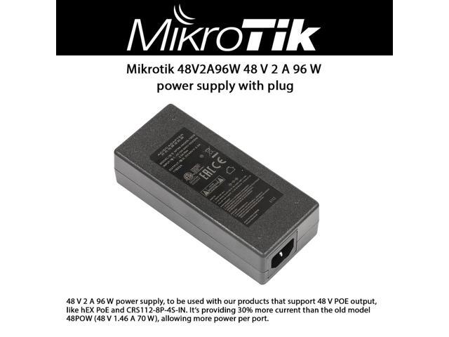 Click here for Mikrotik 48V2A96W 48 V 2 A 96 W power supply with... prices
