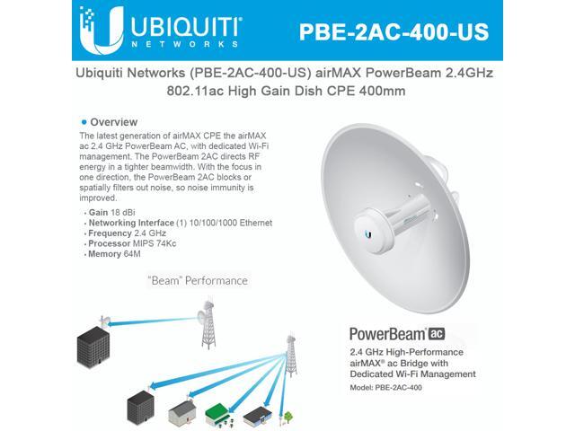 Click here for Ubiquiti Networks PBE-2AC-400-US airMAX PowerBeam... prices