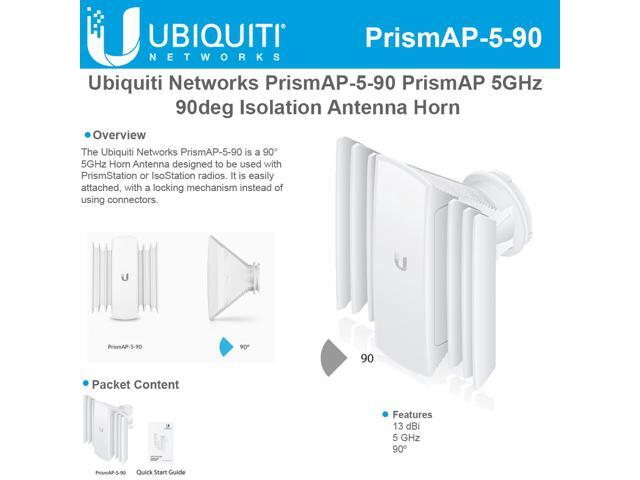 Click here for Ubiquiti Networks Horn5 90 PrismAP-5-90 PrismAP 5G... prices