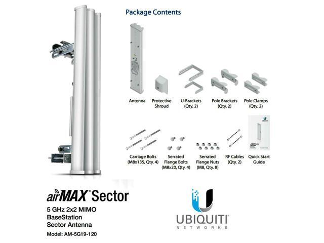 Click here for Ubiquiti 2x2 MIMO BaseStation Sector Antenna AM5G1... prices