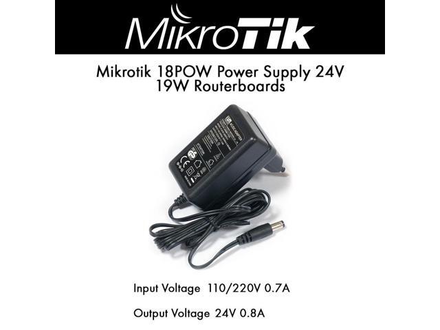Click here for Mikrotik 24V Power Supply 18POW supply 24vdc 19.2... prices
