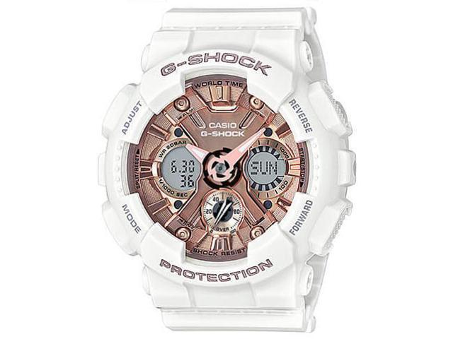 Click here for Womens Casio G-Shock White Ana-Digi Watch GMAS120M... prices