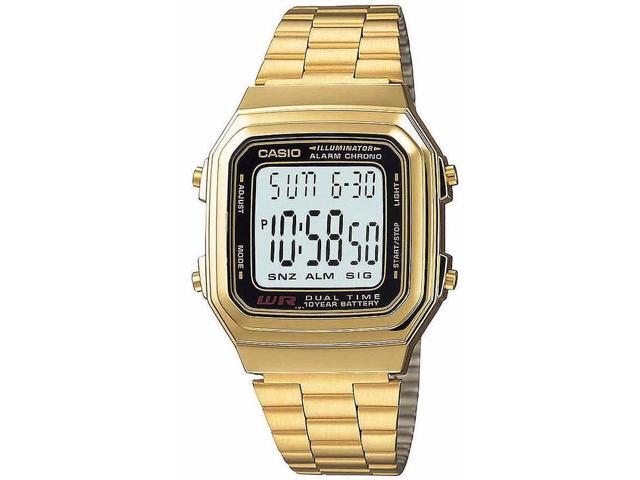 Click here for Mens Casio Digital Classic Gold Tone Steel Watch A... prices