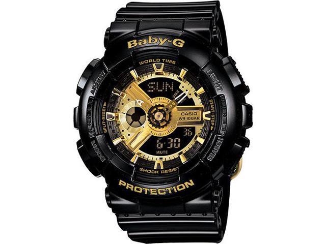 Click here for Casio Baby-G Black And Gold Tone Ani-Digi 3D Watch... prices