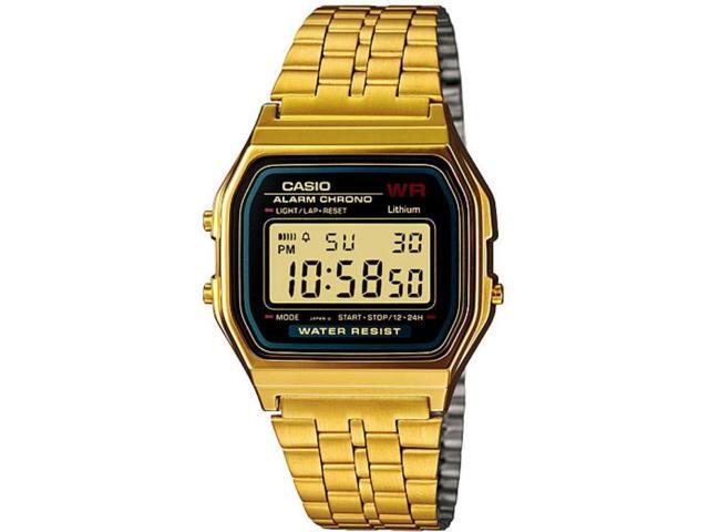 Click here for Mens Casio Gold Tone Classic Digital Watch A159WGE... prices