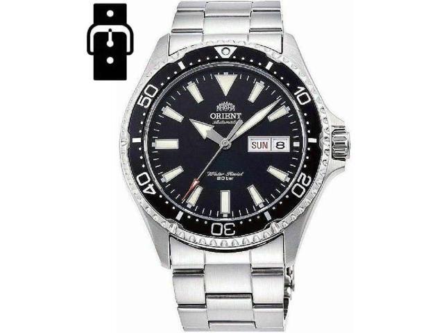 Click here for Mens Orient Kamasu Divers Steel Automatic Watch RA... prices