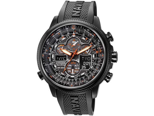 Click here for Citizen Navihawk A-T Black Dial Black Rubber Mens... prices