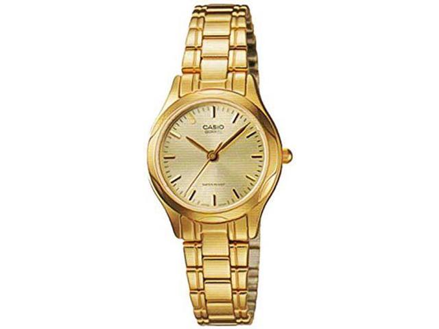 Click here for Womens Casio Classic Stainless Steel Gold Tone Wat... prices