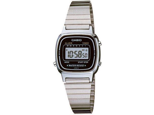 Click here for Womens Casio Classic Steel Band Digital Watch LA67... prices