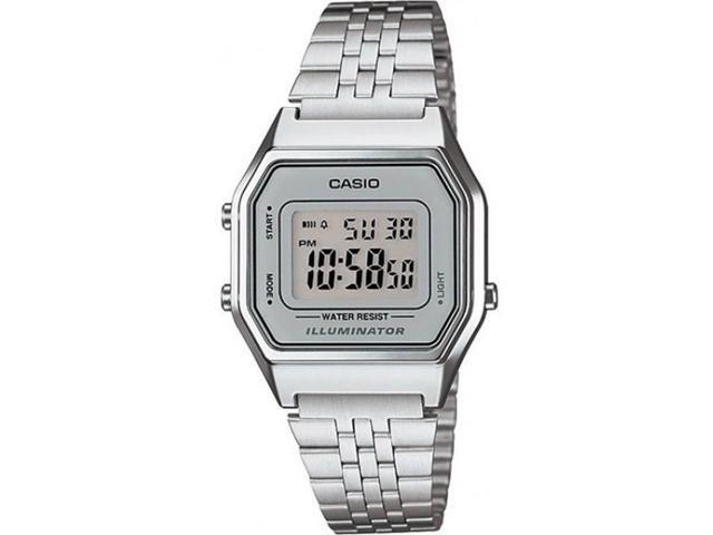 Click here for Womens Casio Steel Digital And Grey Dial 25 mm Wat... prices