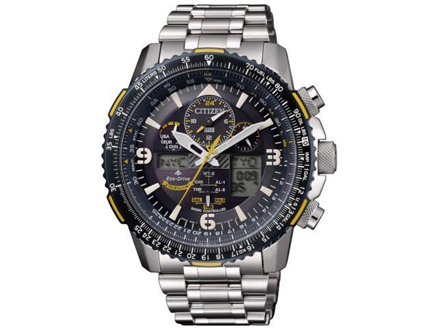 Click here for Citizen Eco-Drive Mens A-T Blue Angel Skyhawk Chro... prices