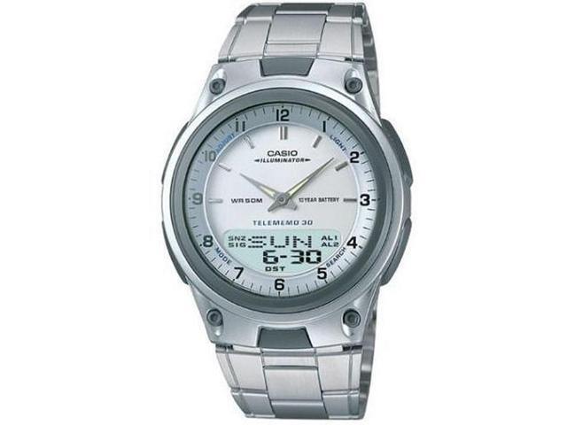 Click here for Mens Casio World Time 30 Telememo Watch AW80D-7AV... prices