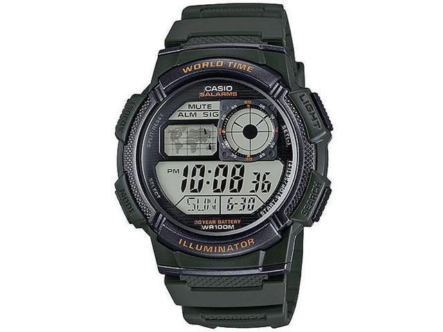 Click here for Mens Casio World Time Digital Sport Watch AE1000W-... prices