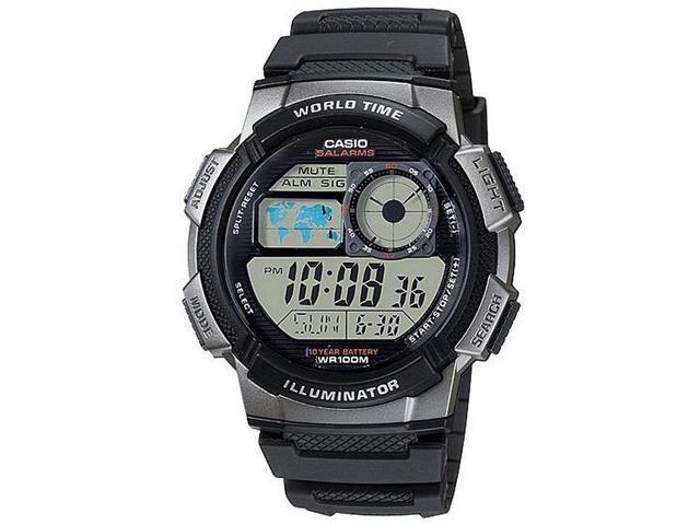 Click here for Mens Casio World Time Digital Sport Watch AE1000W-... prices