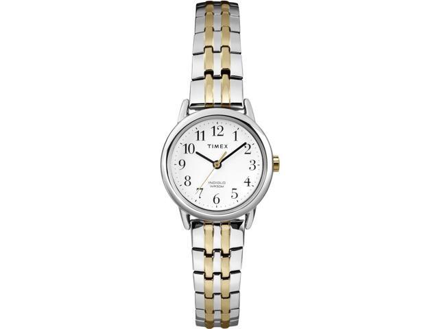 Click here for Timex Womens Easy Reader Two-Tone Band and White D... prices