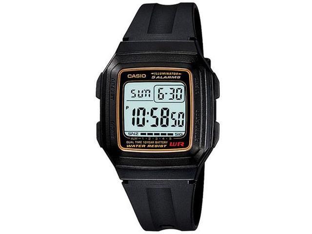 Click here for Mens Casio Classic Digital All Black Watch F201WA-... prices