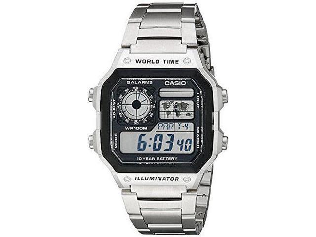 Click here for Mens Casio World Time Digital Watch AE1200WHD-1A prices