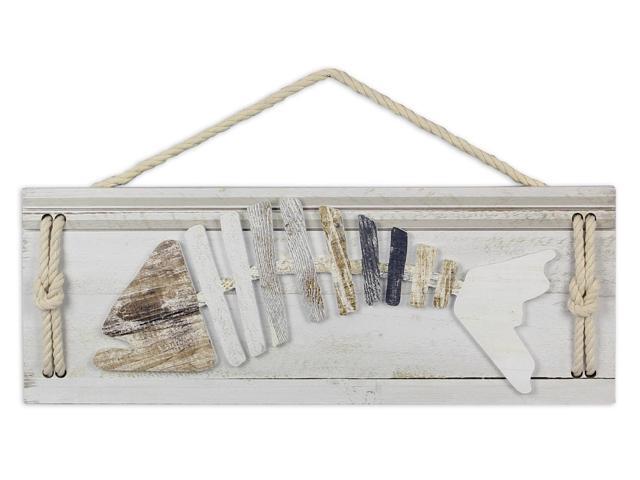 Click here for Carved Fish Bones Wall Sign 18 Inches Wood Plaque prices