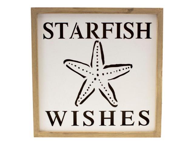 Click here for LED Lights Up Starfish Wishes Wall Plaque Cut Out... prices