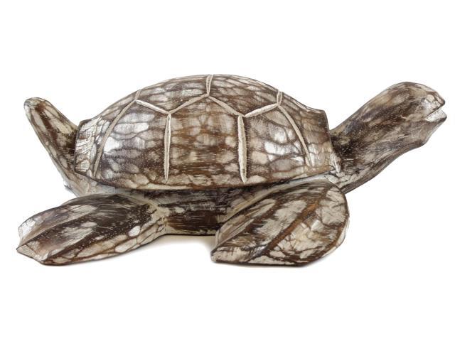 Click here for Sea Turtle Lidded Trinket Box Carved Wood 12.25 In... prices