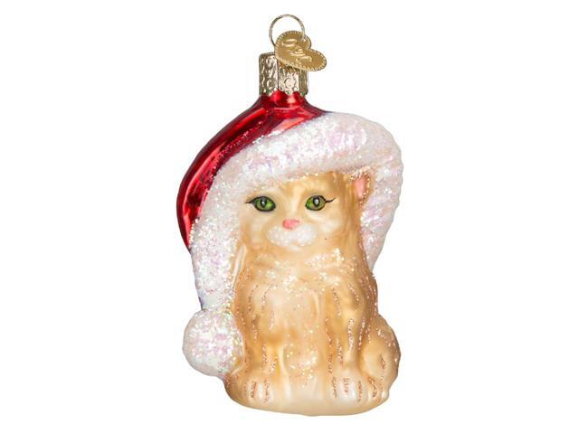 Click here for Santas Kitten Christmas Glass Ornament prices
