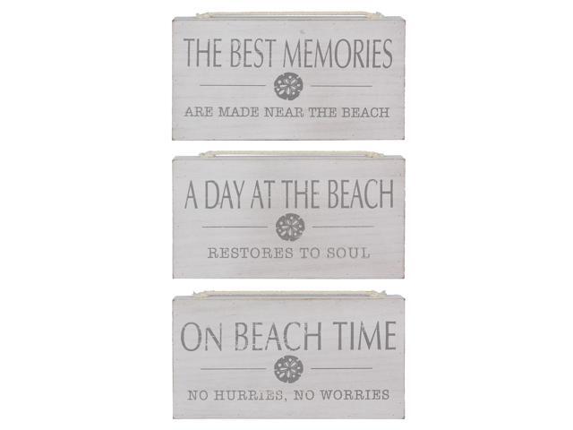 Click here for Best Memories On Beach Time Day at Beach Signs Set... prices