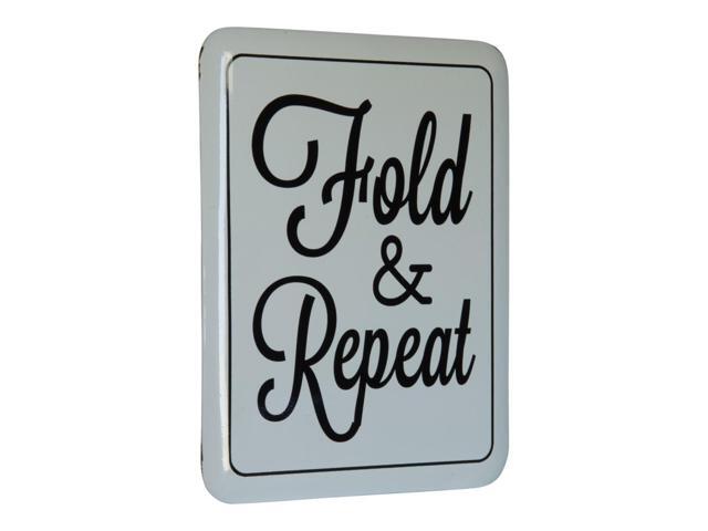 Click here for Fold and Repeat Laundry Room Enameled Metal Wall P... prices