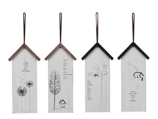 Click here for House Shaped Home Sentiments Hanging Signs Set of... prices