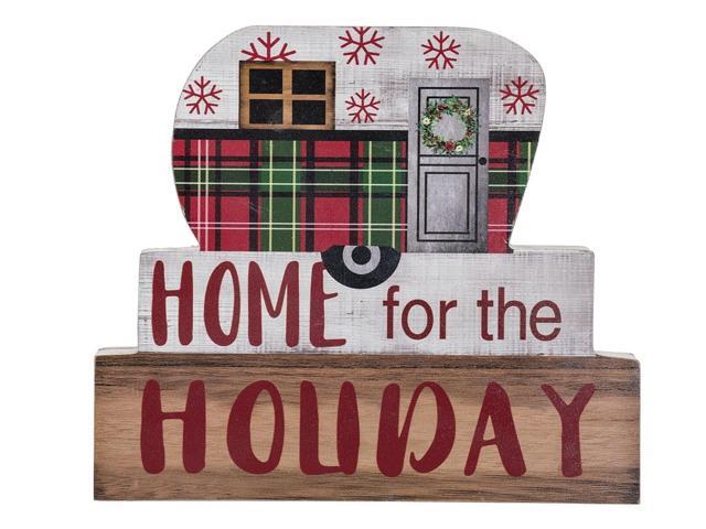 Click here for Chunky Print Stacking Block Sign Home for the Holi... prices