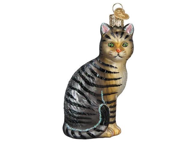 Click here for Green Eyed Tabby Cat Family Pet Holiday Ornament prices