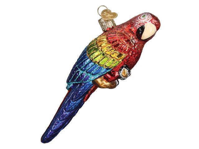 Click here for Old World Christmas Red and Blue Tropical Parrot H... prices