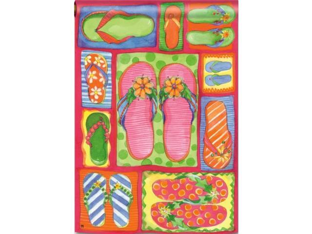 Click here for Flip Flops Tropical Beach Fun Welcome Standard Hou... prices