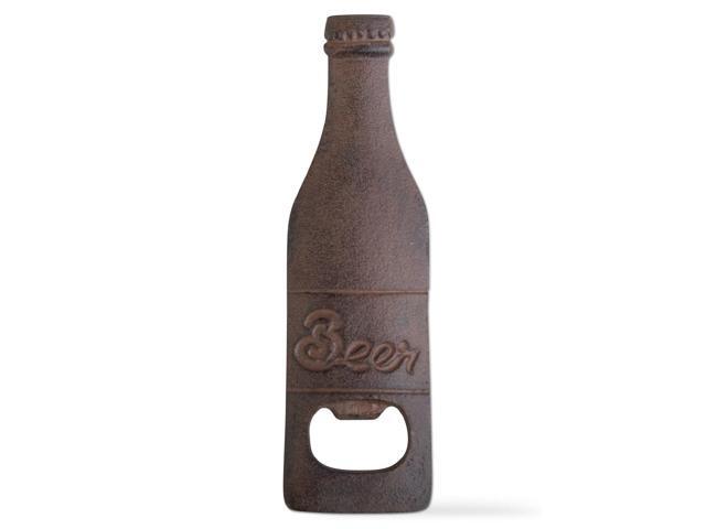 Click here for Beer Bottle Shaped Cast Iron Brown Bottle Cap Open... prices