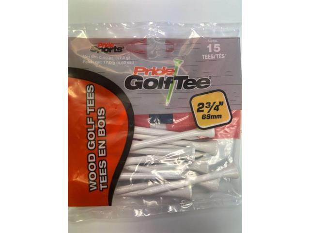 Click here for Pride Professional Tees White Wood Tee (2.75) 15pk... prices