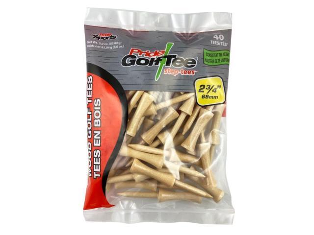 Click here for Pride Professional Step-tees (2 3/4) Natural 40pk... prices