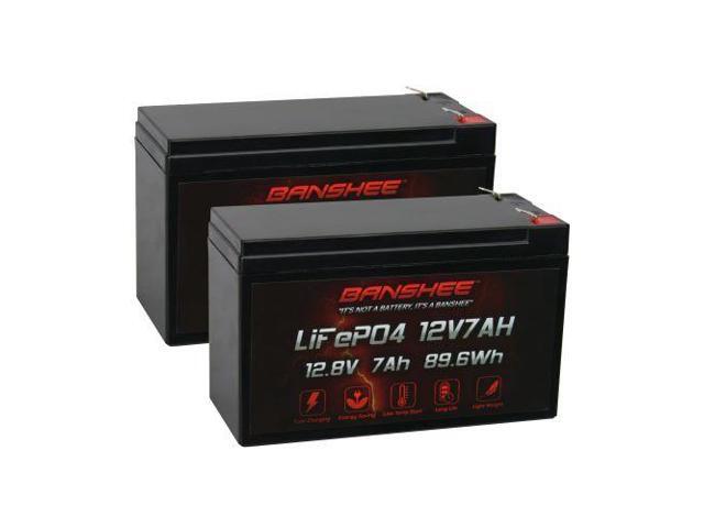 Click here for 2 Pack of Banshee 12V 7Ah Lithium Batteries Rechar... prices
