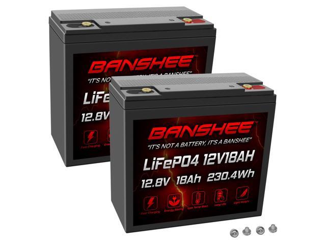 Click here for Banshee 12V 18Ah LiFePO4 Battery (2-Pack) Compatib... prices