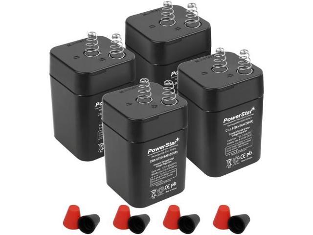 Click here for 4 Pack of PowerStar 6V 5Ah AGM Sealed Lead Acid Ba... prices