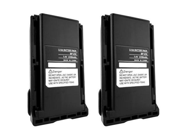 Click here for 2 x 2200mAh BP-232N Battery(s) For ICOM IC-F15 IC-... prices