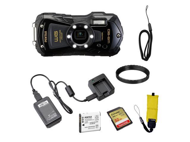 Click here for Pentax WG-90 Waterproof Digital Camera (Black) 2.7... prices