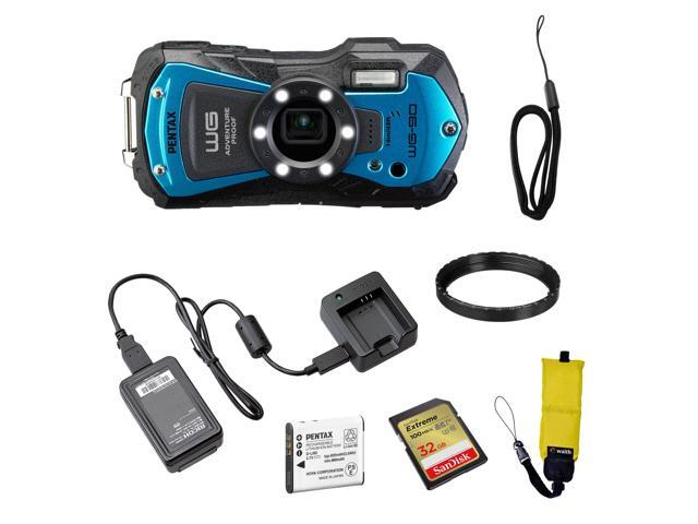 Click here for Pentax WG-90 Waterproof Digital Camera (Blue) 2.7... prices