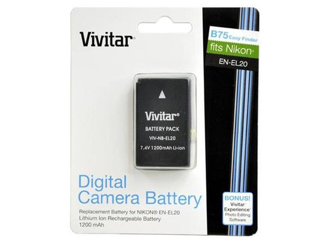 Click here for Vivitar Replacement Battery for Nikon EN-EL20 Lith... prices