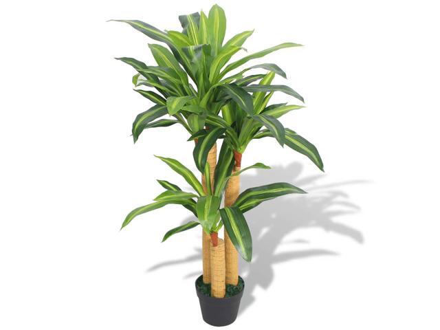 Click here for vidaXL Artificial Dracaena Plant with Pot 39.4 Gre... prices