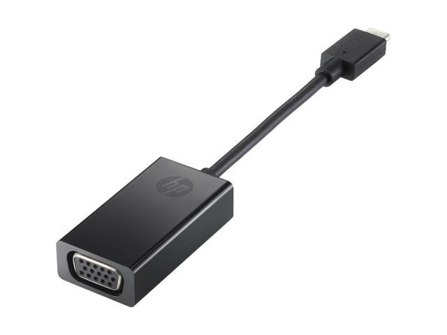 Click here for HP - External video adapter - USB-C - D-Sub - blac... prices
