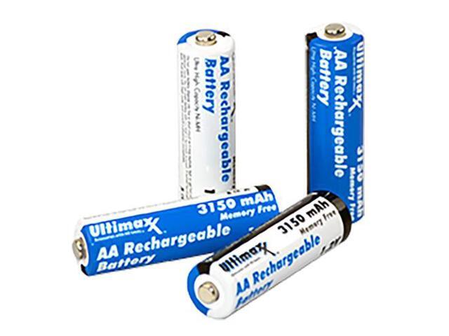 Click here for Ultimaxx 4x AA 3150 mAh NiMH Rechargeable Batterie... prices