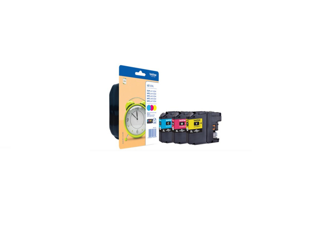 Click here for Brother LC-125XLRBWBP Cyan  Magenta  Yellow Ink Ca... prices