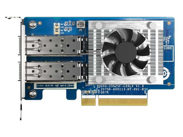 Click here for Qnap 2PORT SFP28 25GBE NETWORK EXPANSION CARD LP P... prices