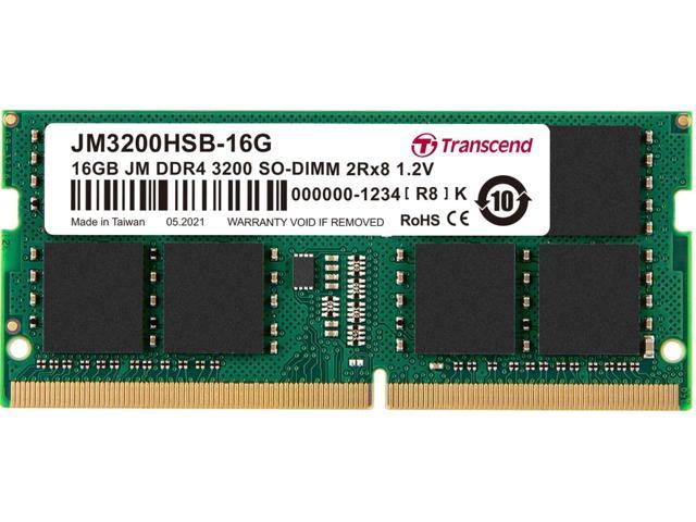Click here for Transcend 16GB Transcend JetRam DDR4 3200MHz PC4-2... prices