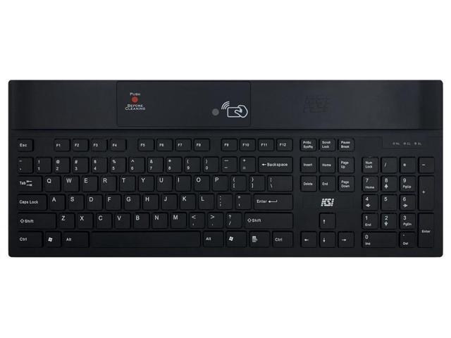 Click here for KEY SOURCE INTERNATIONAL 104 USB KB W/RFID DUAL FR... prices
